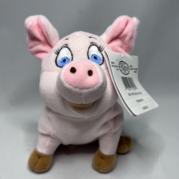 Disney | Toys | Disney Hen Wen Pig Bean Bag Black Cauldron Plush ...